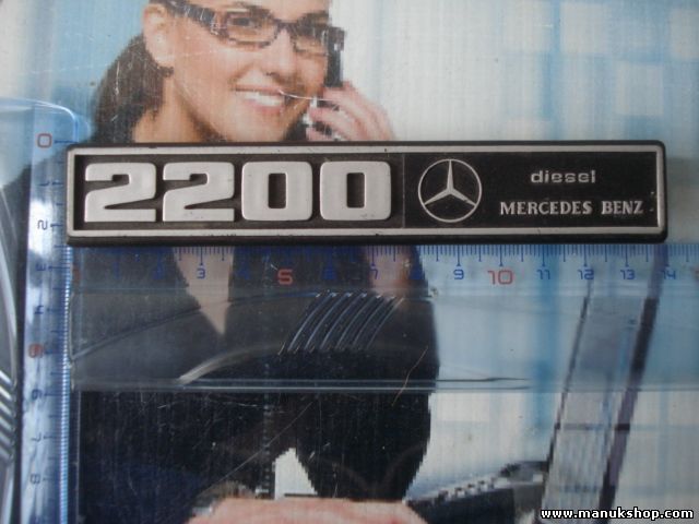 Emblema / Emblem Logo/ Embleme / Mercedes-Benz 2200 diesel 23210 ...